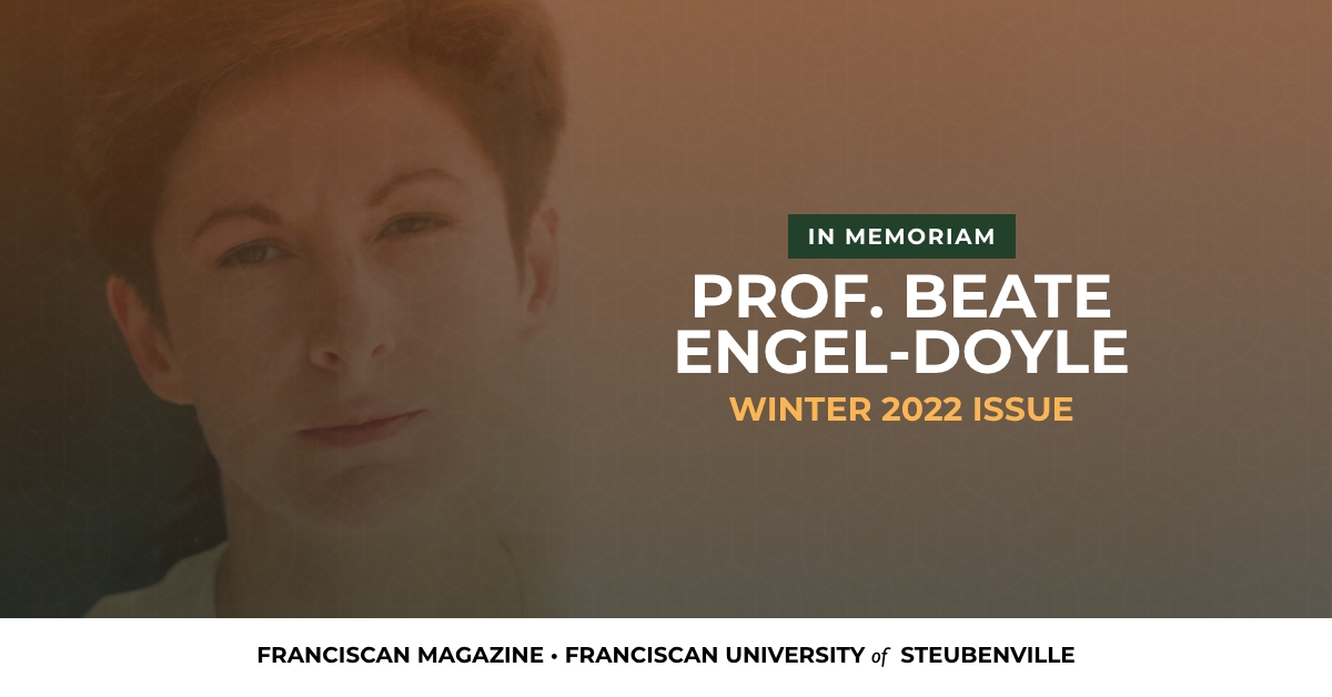 Professor Beate Engel-Doyle (1959-2021) | Franciscan Magazine