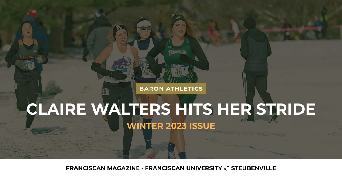 Claire Walters Hits Her Stride | Franciscan Magazine