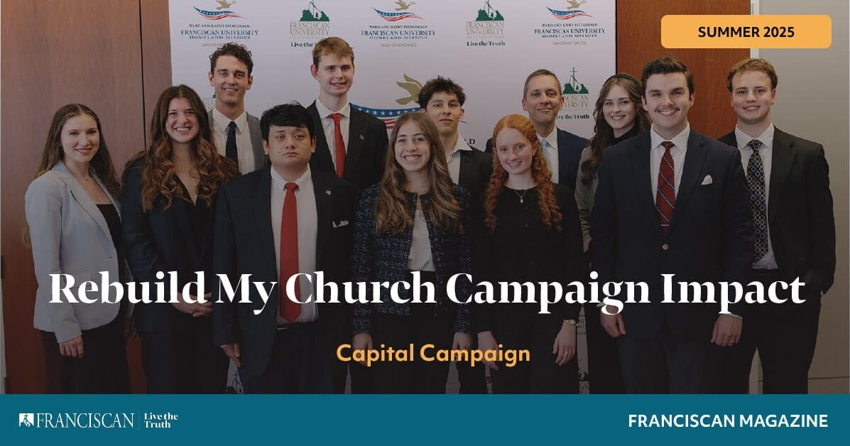 Rebuild My Church Campaign Impact | Franciscan Magazine