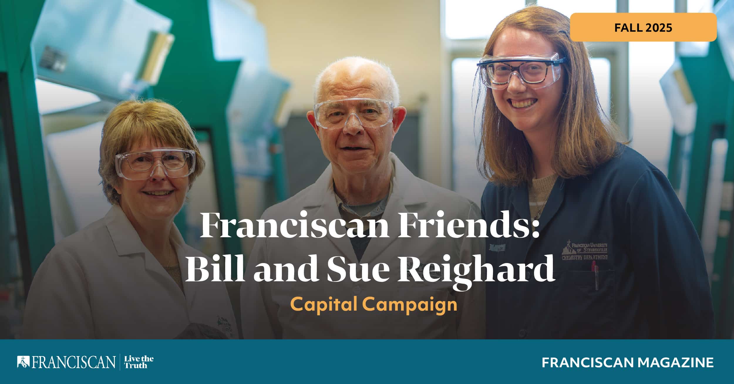 Franciscan Friends: Bill and Sue Reighard | Franciscan Magazine